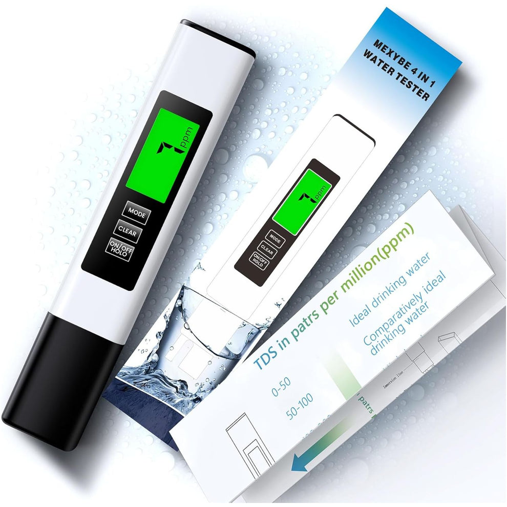 TDS Meter Digital Water Tester - 4-in-1 EC & Temp | Zero Filter Store
